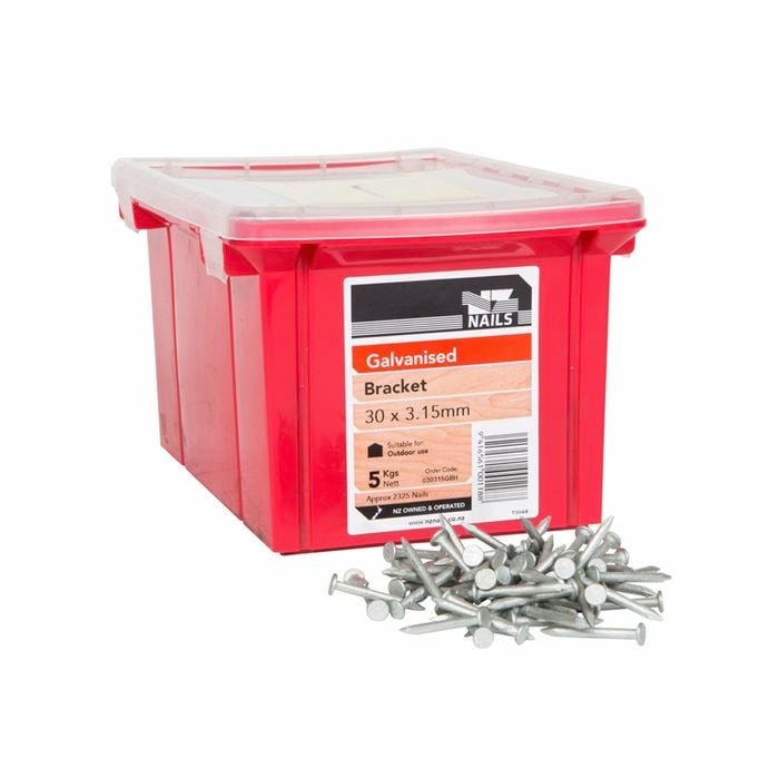 NZ Nails 30 x 3.15mm 5kg Galvanised Bracket Nail - Bunnings New Zealand