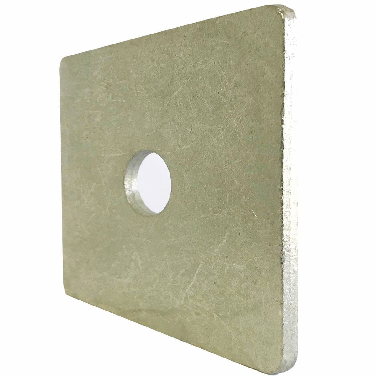 Macsim 100 x 100 x 5mm M20 Galvanised Square Washer - 5 Pack - Bunnings ...