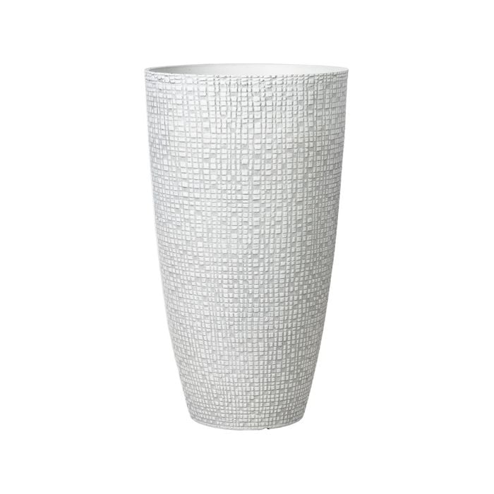 Northcote Pottery 30cm Antique White Riley Bullet Pot - Bunnings Australia