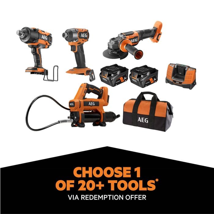 AEG 18V FUSION/Brushless 4-Piece Heavy Machinery 5.0Ah Kit - Bunnings ...