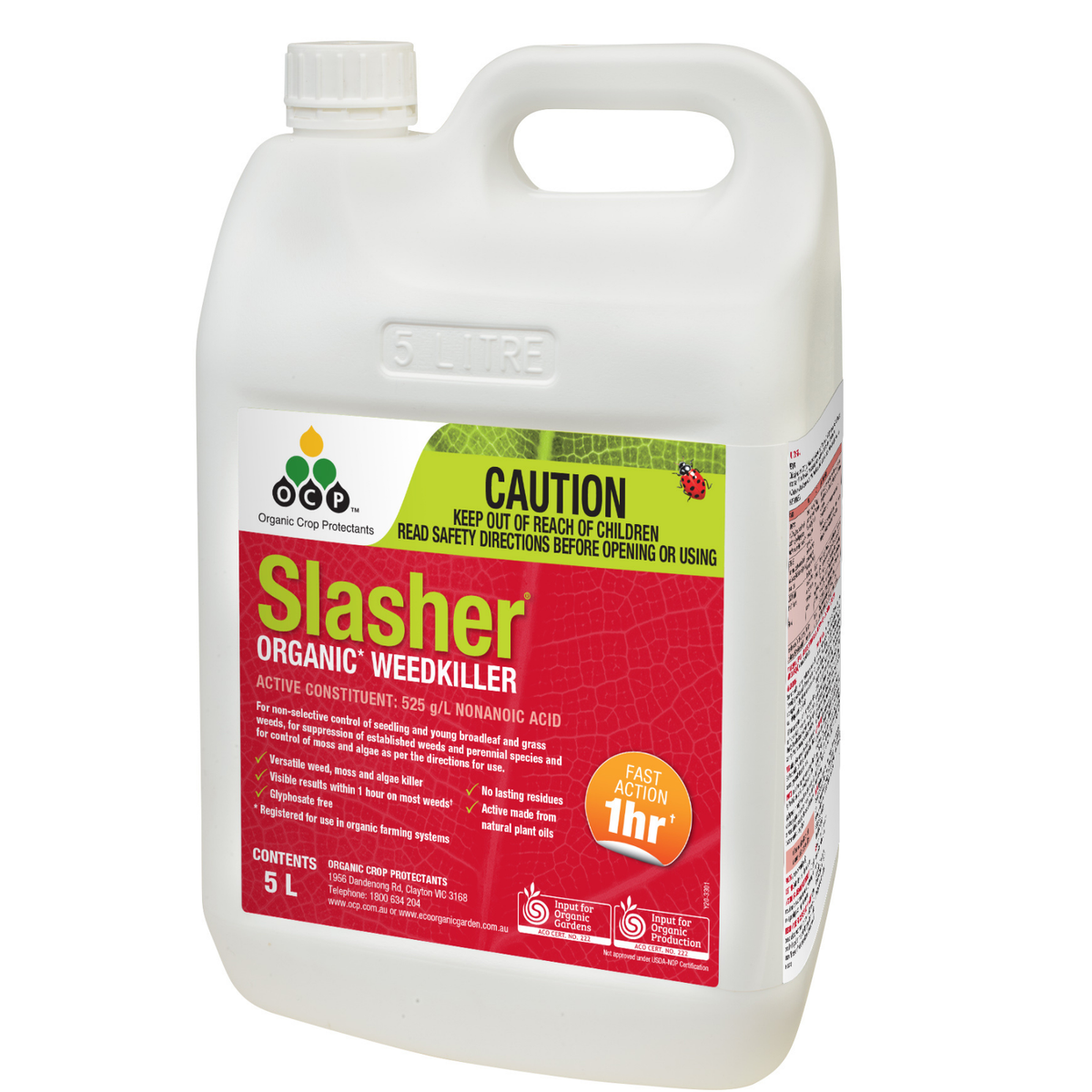 OCP 5L Slasher Weedkiller Concentrate - Bunnings Australia