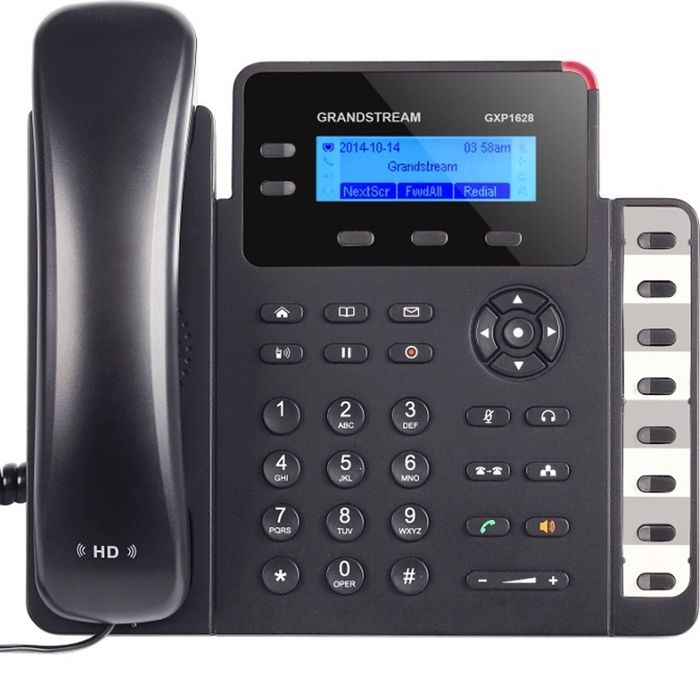 Grandstream GXP1628 2 Line IP Phone, 2 Sip Accounts, 132x48 Backlit ...