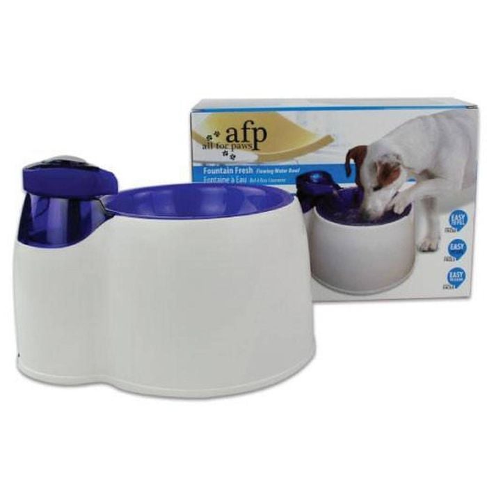 2L Fountain Fresh Pet Water Filter Bowl - Interactive Dog Cat Purifier ...