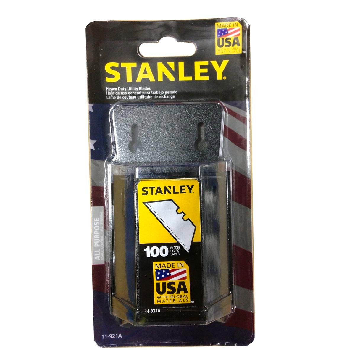 Stanley 62mm Heavy Duty Blade Dispenser - 100 Pack - Bunnings New Zealand