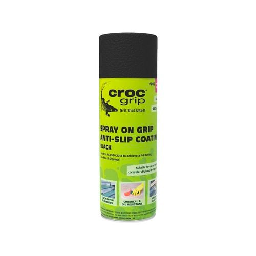 Croc Grip Spray On Black Anti-Slip Coating - Bunnings Australia