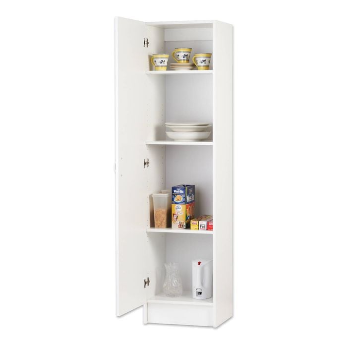 Bedford 1800 x 450 x 409mm White 1 Door Pantry Bunnings Australia