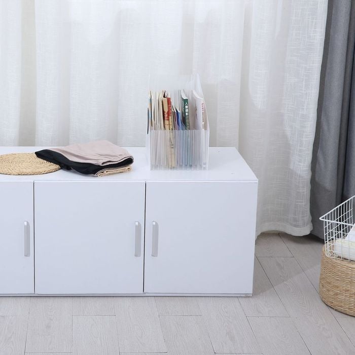 Redfern Wardrobe Topper Cabinets 1200mm - White - Bunnings Australia