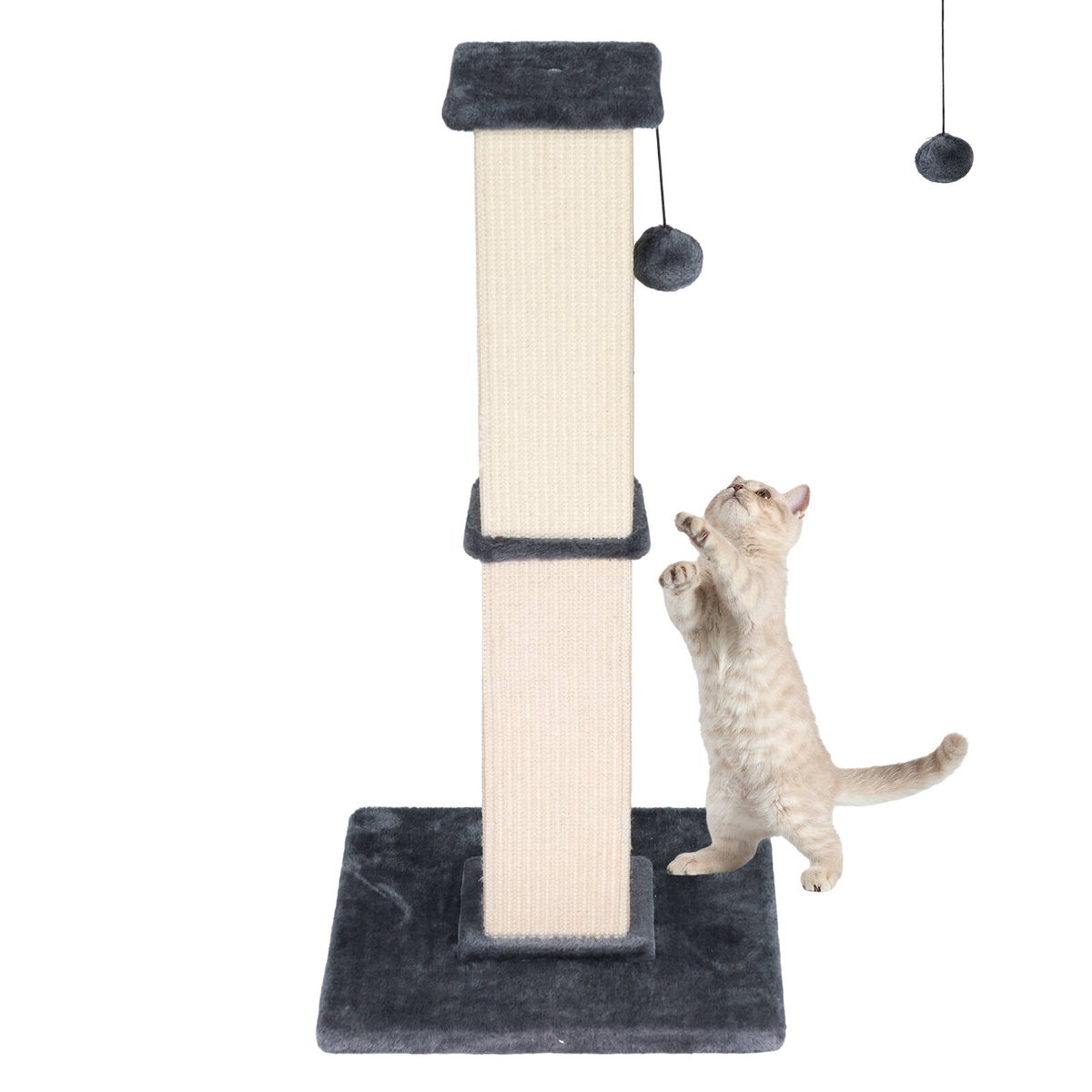 Advwin 84cm Cat Scratching Post with Hanging Ball - Bunnings Australia