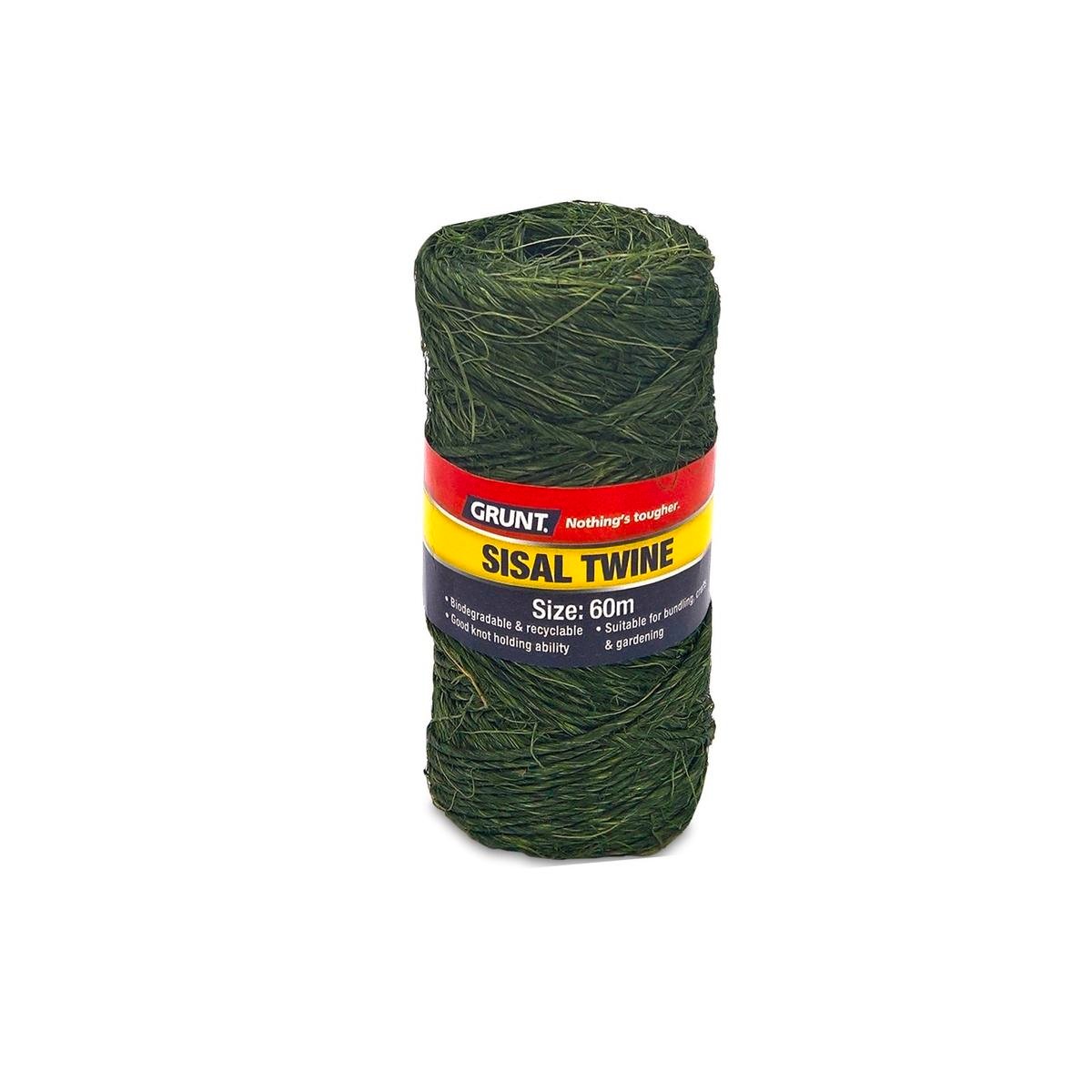 GRUNT 60m Dark Green Sisal Twine - Bunnings New Zealand