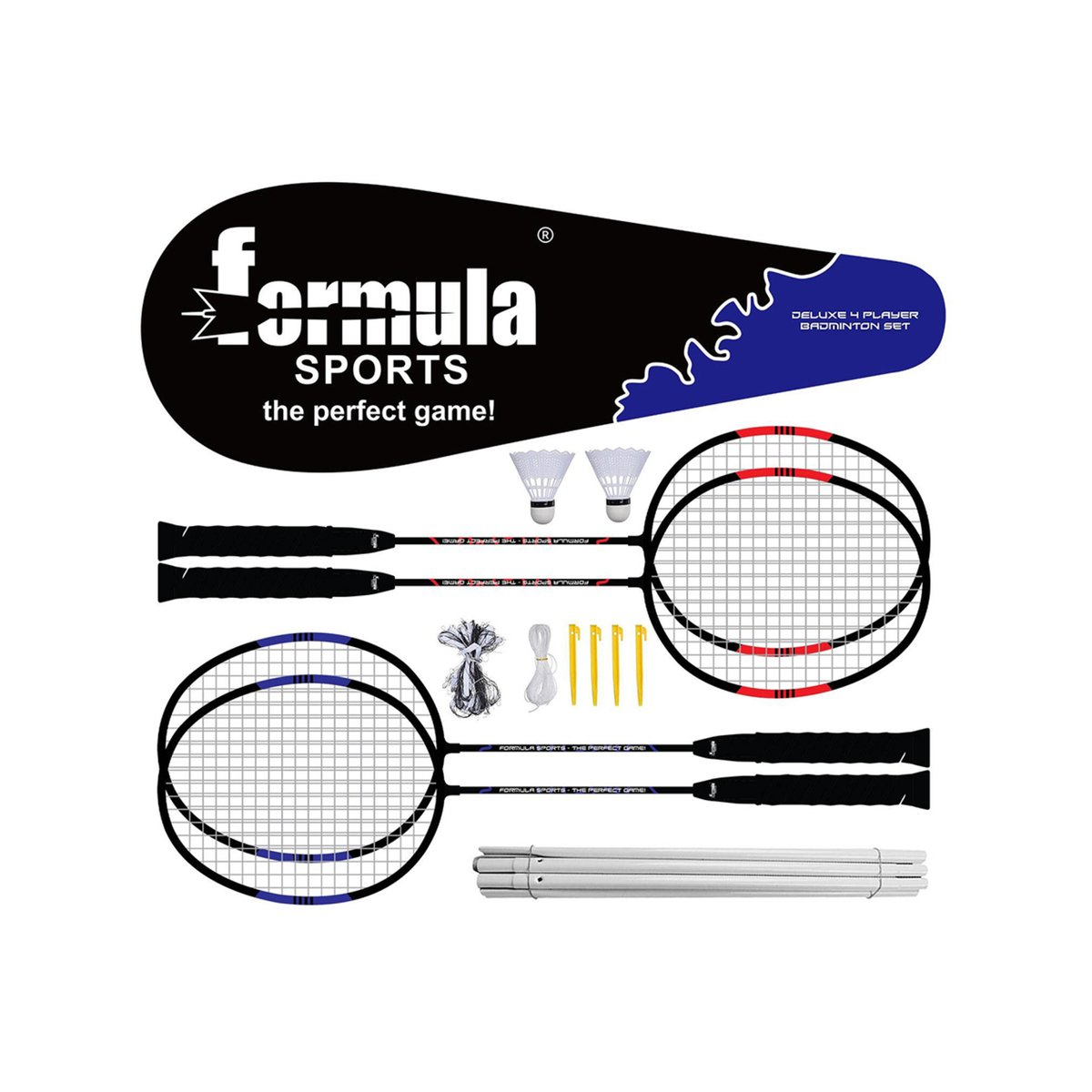 Formula Sports Badminton 4-Player Honeycomb Core Deluxe Kids - Bunnings ...