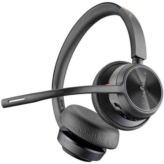 Poly Voyager 4300 UC 4320 Wireless On-ear, Over-the-head Stereo Headset ...