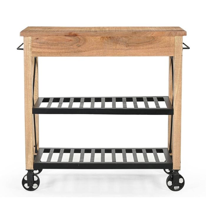 Wooden Wheely Butlers Trolley - Bunnings Australia