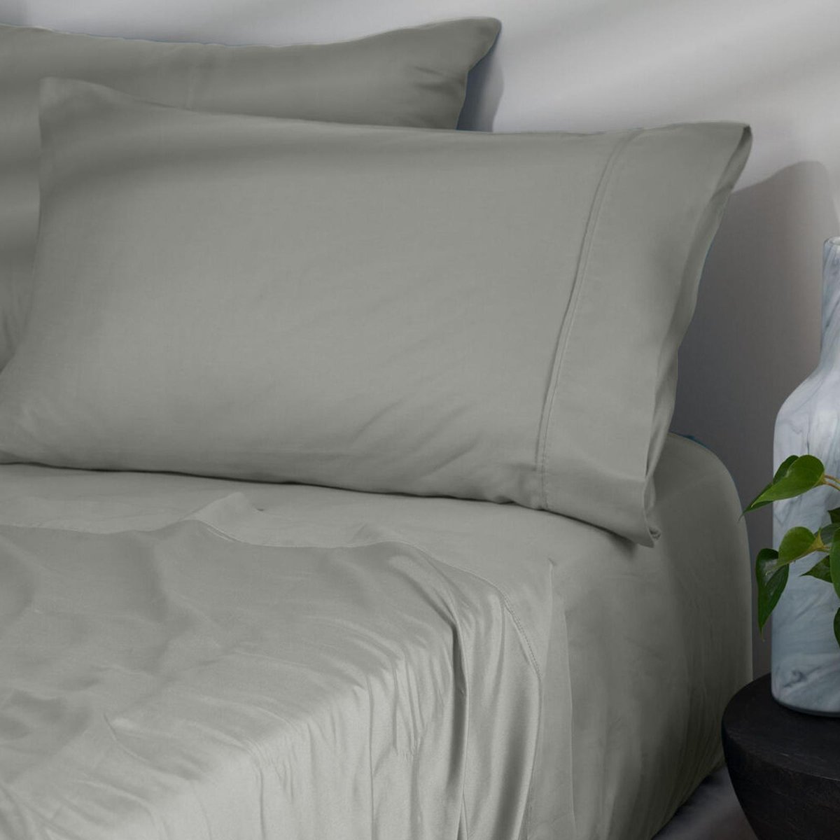 Morrissey King Bed 900tc Cotton Rich Sheet Set Silver - Bunnings Australia