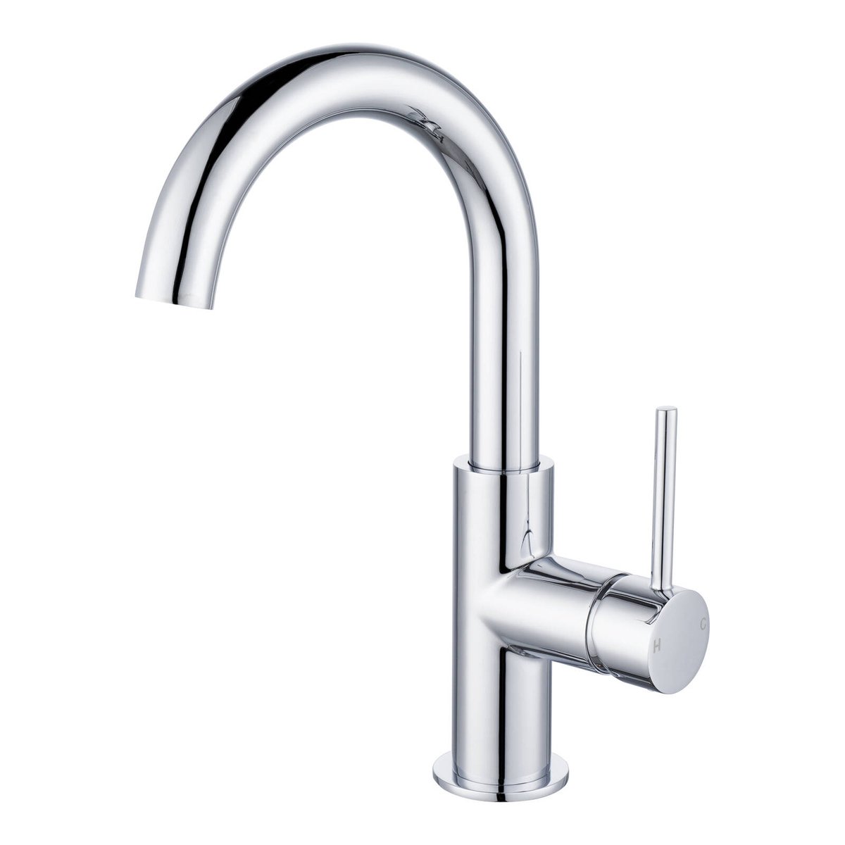 Mondella Resonance 25mm Chrome Side Lever Swivel Basin Mixer WELS 5 ...