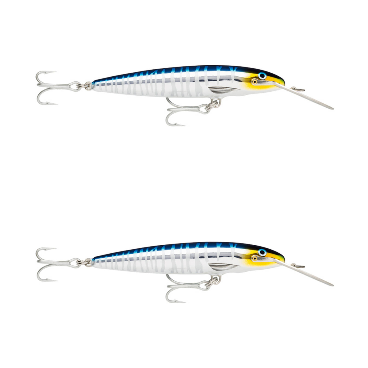 2x Rapala 11cm Countdown Magnum Sinking Trolling Fishing Lures - Wahoo UV - Bunnings Australia