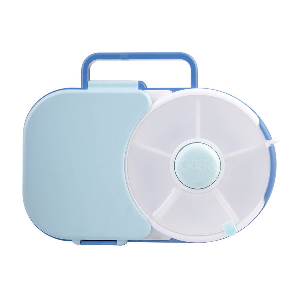 GoBe 2-in-1 Lunchbox Food Storage Container 27.95x21.6x5.7cm Blue 2y ...