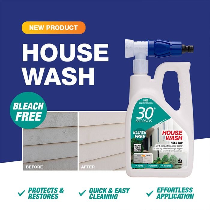 30 Seconds 2L House Wash With Rapid Hose End Technology - Bunnings ...