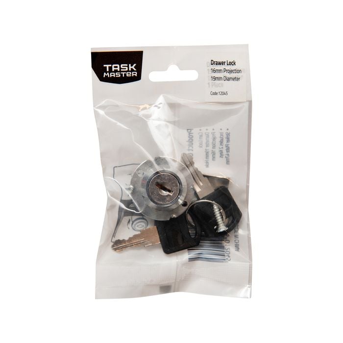Taskmaster 19 x 16mm Drawer Lock - 16mm - Bunnings New Zealand