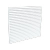 ProtectorAl 2000 W x 1766 mm H Pearl White Aluminium Slat Screen Kit ...