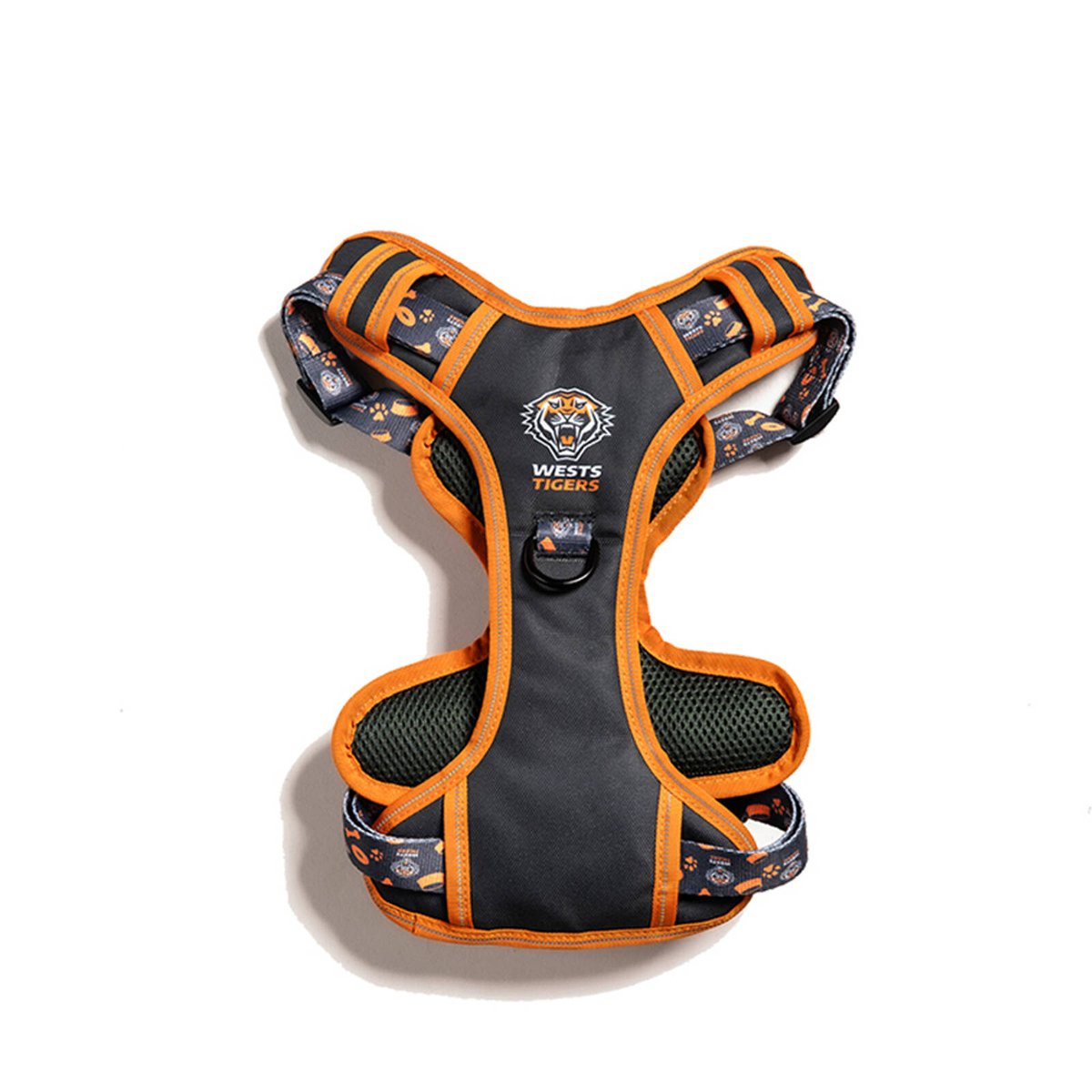 NRL West Tigers Pet Dog Padded Harness Adjustable Vest L - Bunnings ...