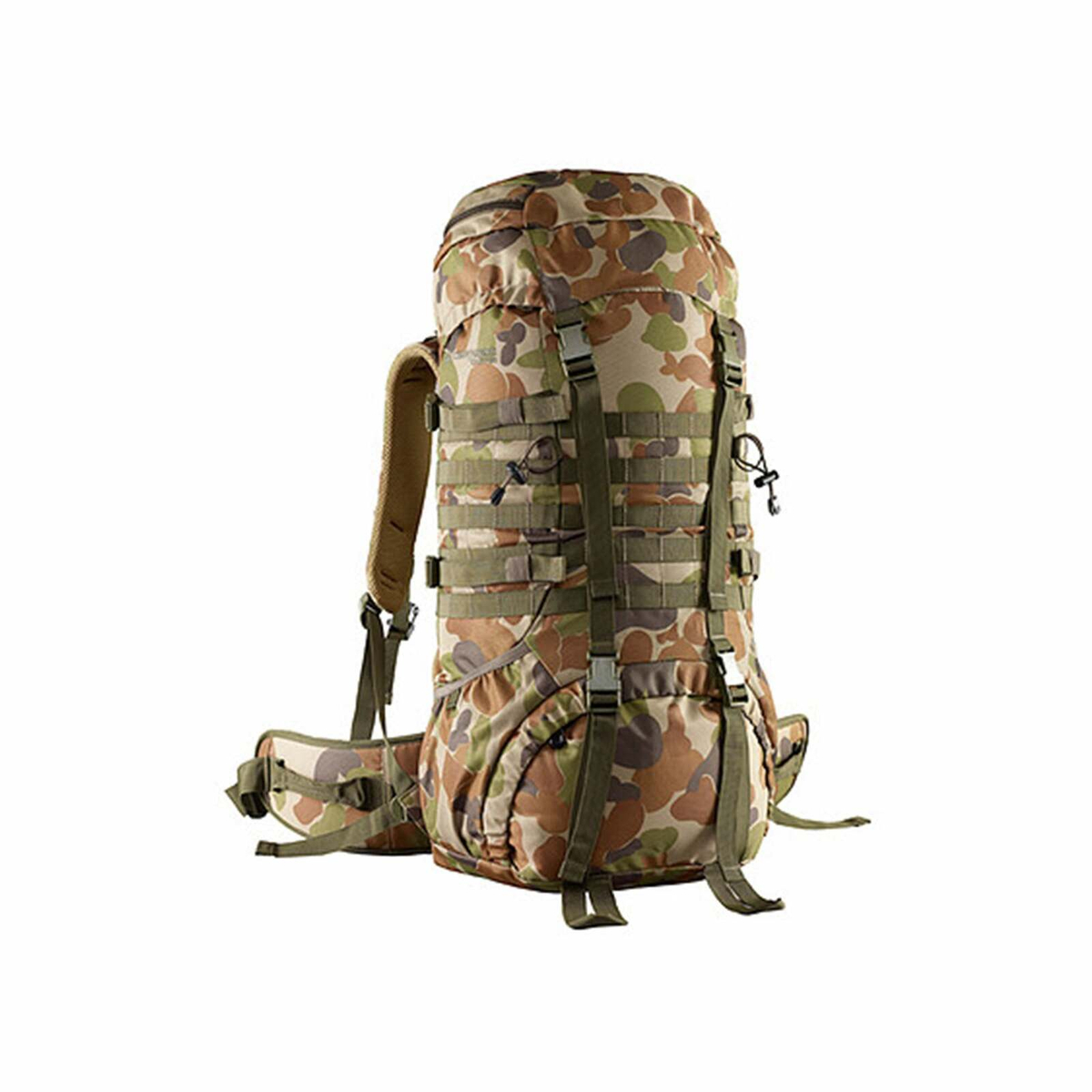 Caribee 6940 Cadet 65L Auscam Rucksack Camouflage Backpack - Bunnings ...