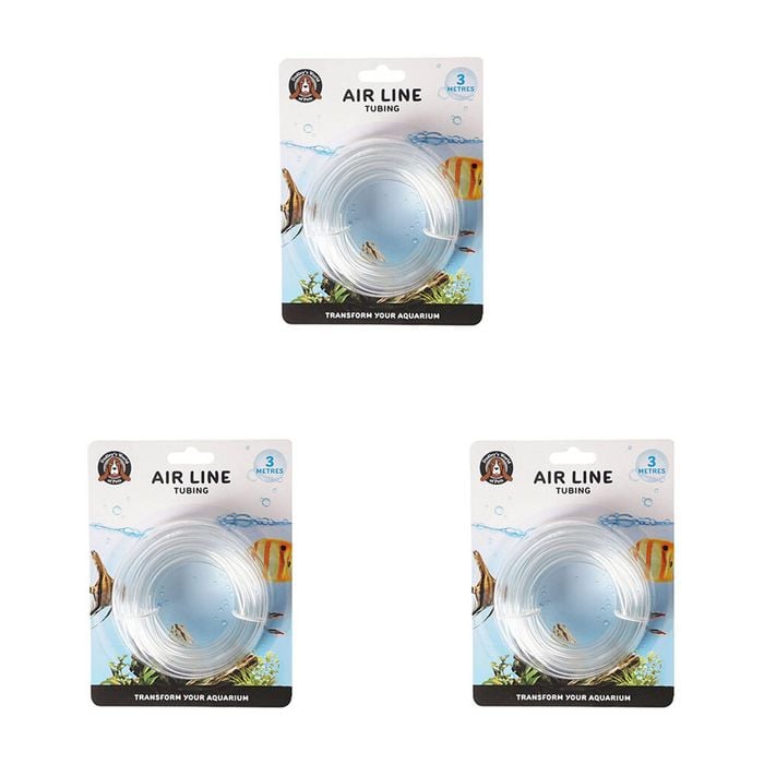 3PK Dudley's World Of Pets Aquarium/Fish Tank PVC Tubing 3m - Clear ...