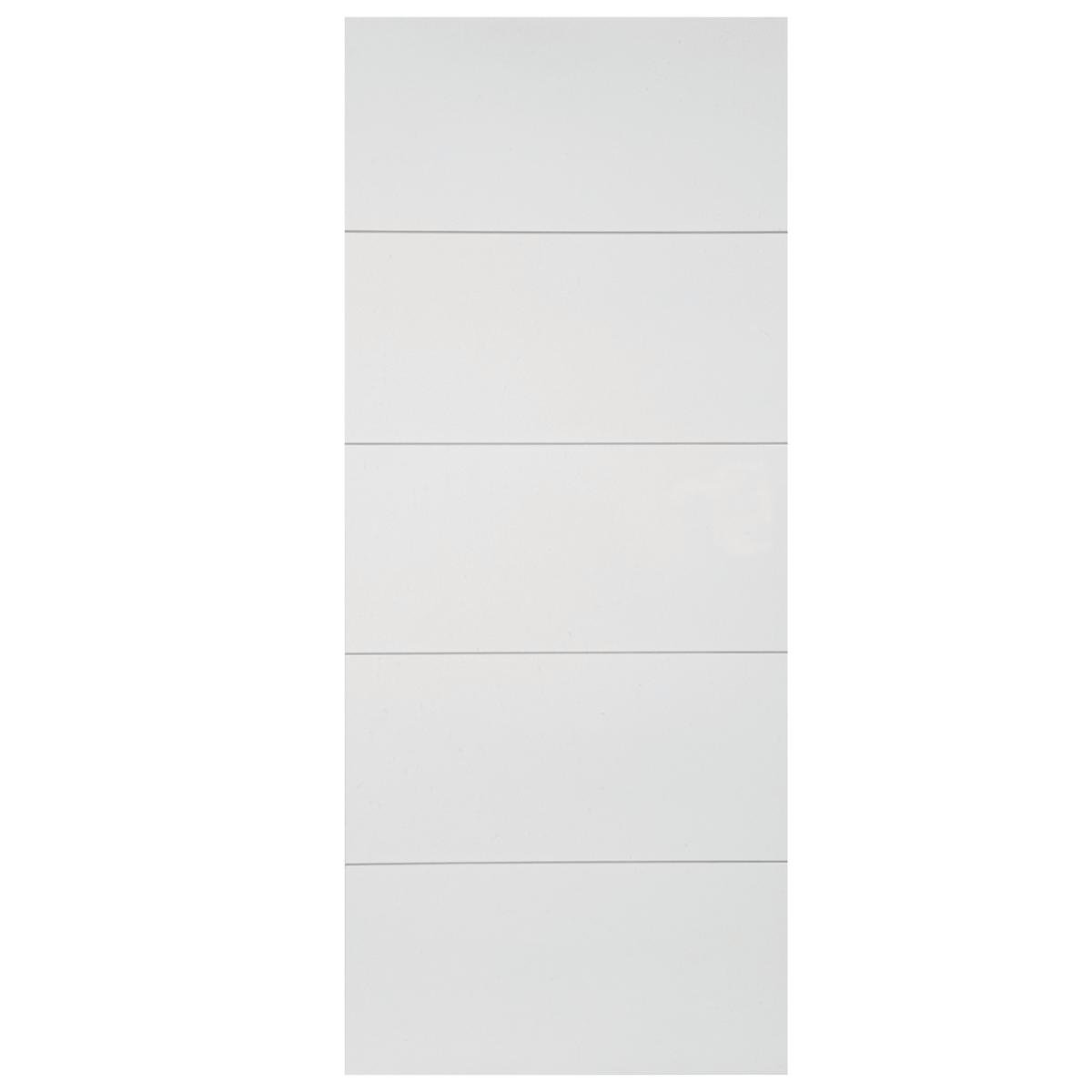Hume 2340 x 870 x 35 Wardrobe Door Primed MDF Linear Smartrobe HLR230 ...