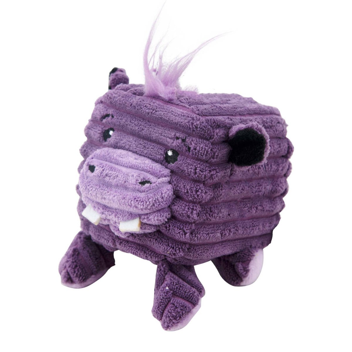 Outward Hound Cube-Eez 2-in-1 Squeaker Dog Toy - Hippo - Bunnings Australia