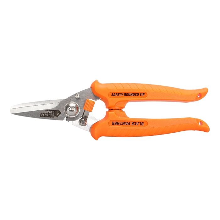 Sterling 180mm Safety Rounded Tip Black Panther Industrial Snips ...