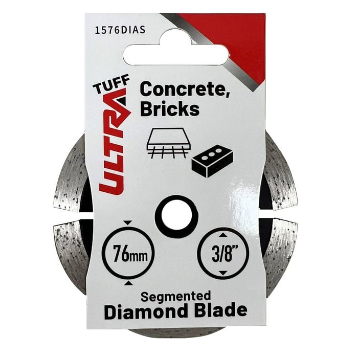 Ultra Tuff 76mm dia Segmented Diamond Blade - Bunnings Australia