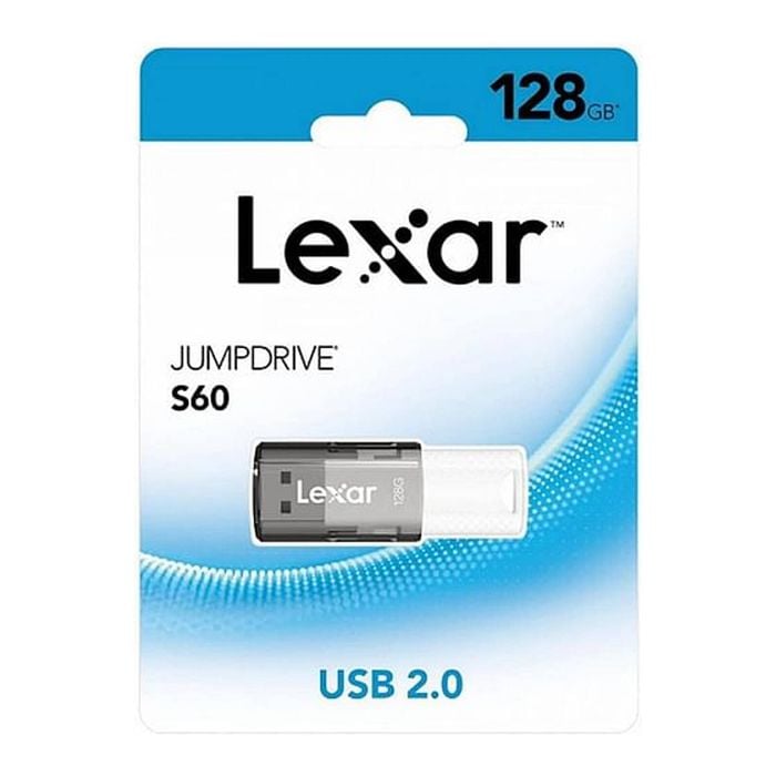 Lexar 128GB JumpDrive S60 USB 2.0 Flash Drive [LJDS060128G-BNBNG ...