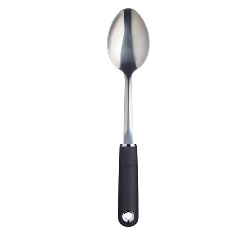 Mastercraft Soft Grip 35.5cm Stainless Steel Solid Cooking Spoon ...