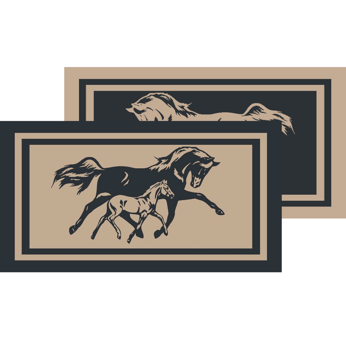 Horse 5m x 2.4m Recycled Poly Camping Mat - Medium - Bunnings Australia