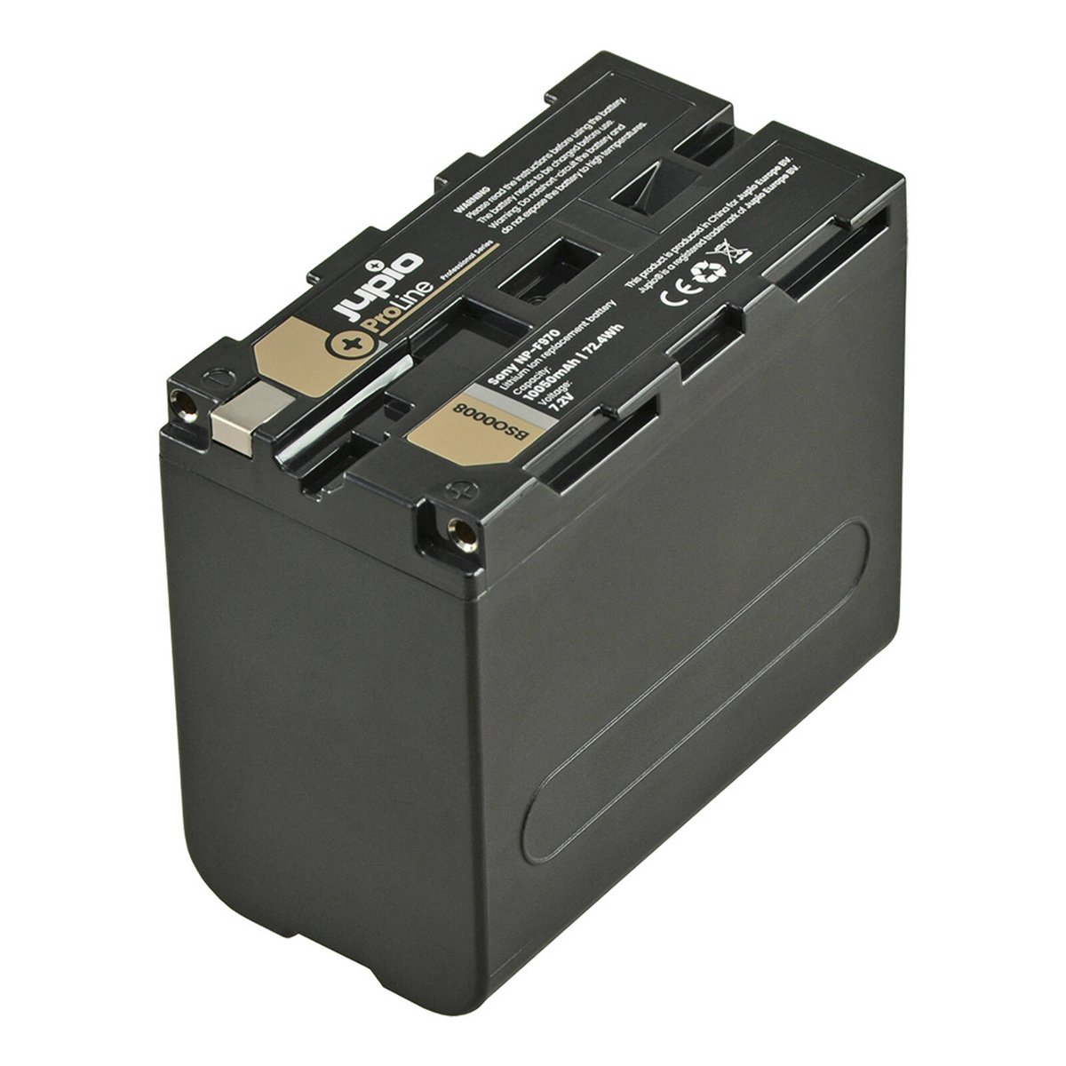 Jupio ProLine Li-ion 7.2V 10050mAh Battery For Sony NP-F970 Camera ...