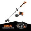 AEG 18V 33cm 4.0Ah Brushless Line Trimmer Force Kit - Bunnings Australia