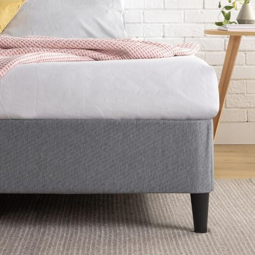 Zinus Double Fabric Bed Base Ensemble Base - Dark Grey - Bunnings Australia