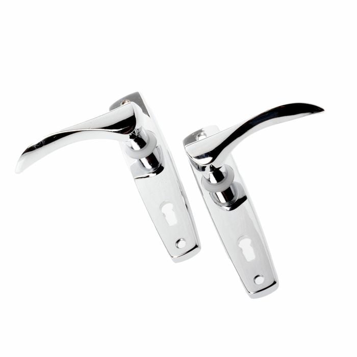 Adoored Chrome Door Lever Latch - Bunnings Australia