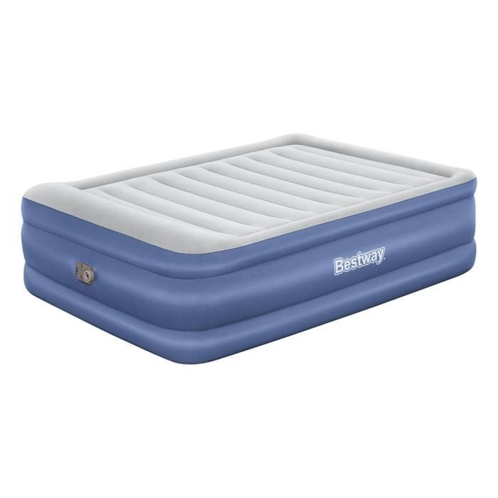 Bestway Air Bed Queen Size 2.03m x 1.52m x 61cm Tritech with Built-in ...