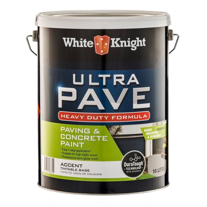 White Knight 10L Accent Ultra Pave Heavy Duty Concrete And Paving Paint ...