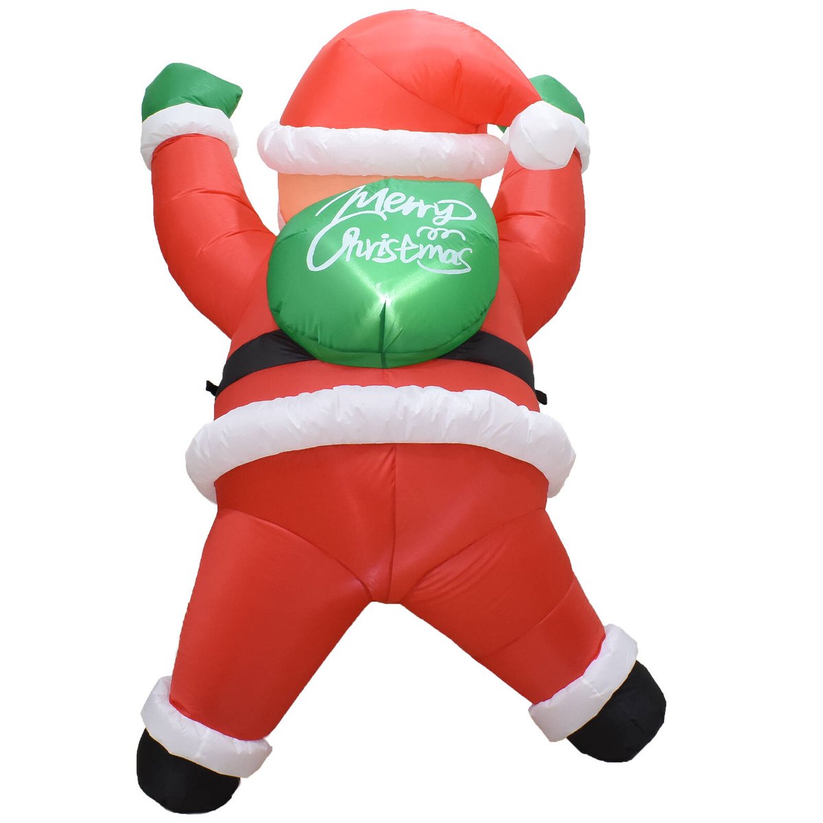 Click 1.6m Climbing Santa Light Up Inflatable - Bunnings Australia