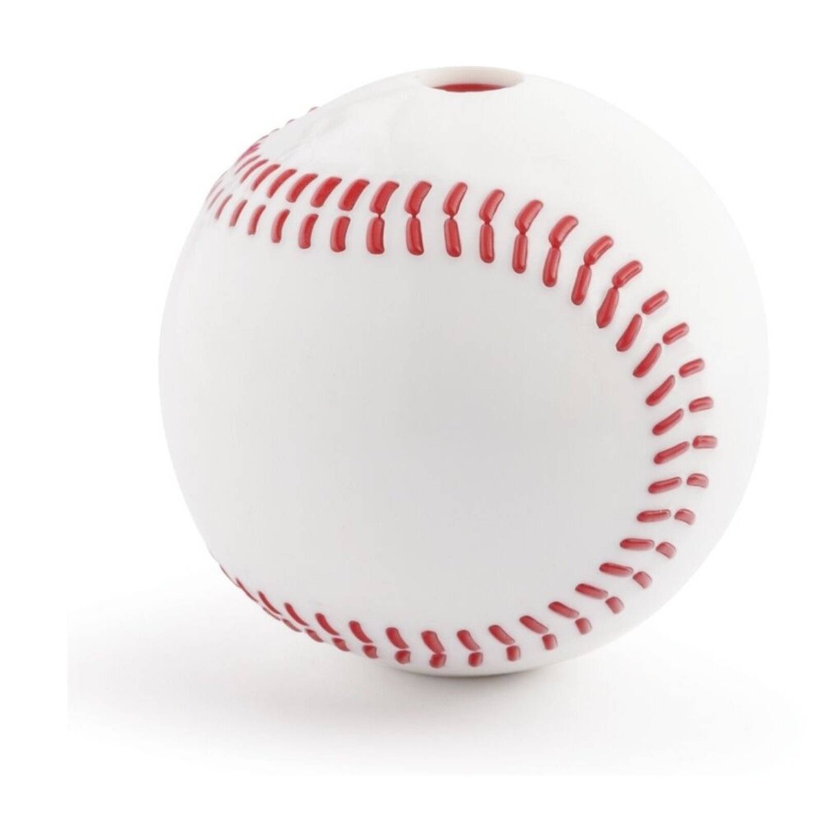 Planet Dog Durable Treat Dispensing & Throwing Fetch Toy 12cm Baseball ...