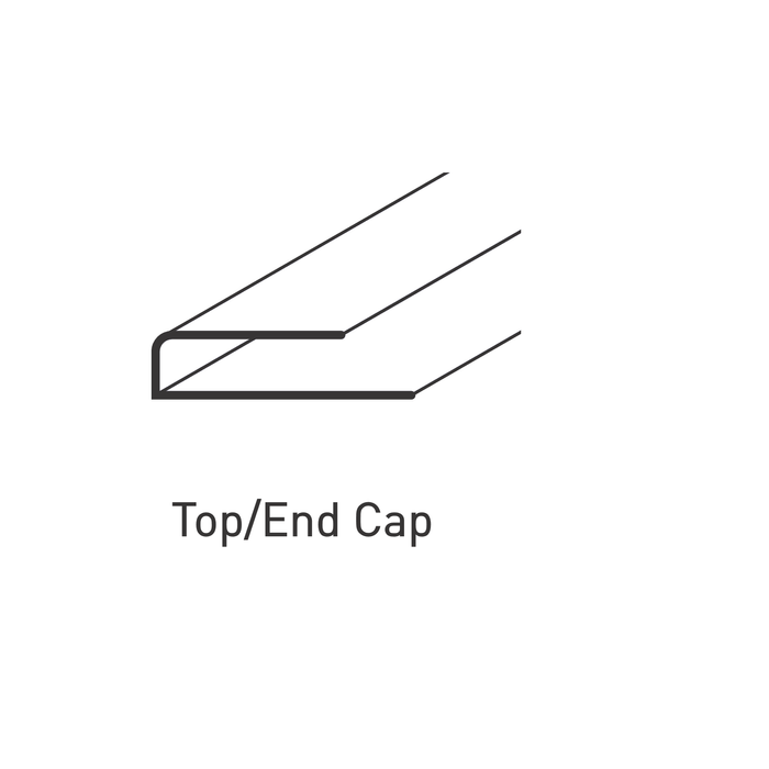 Wall Art Joiners 2400mm Black Wet Area Panel End Cap - Bunnings Australia