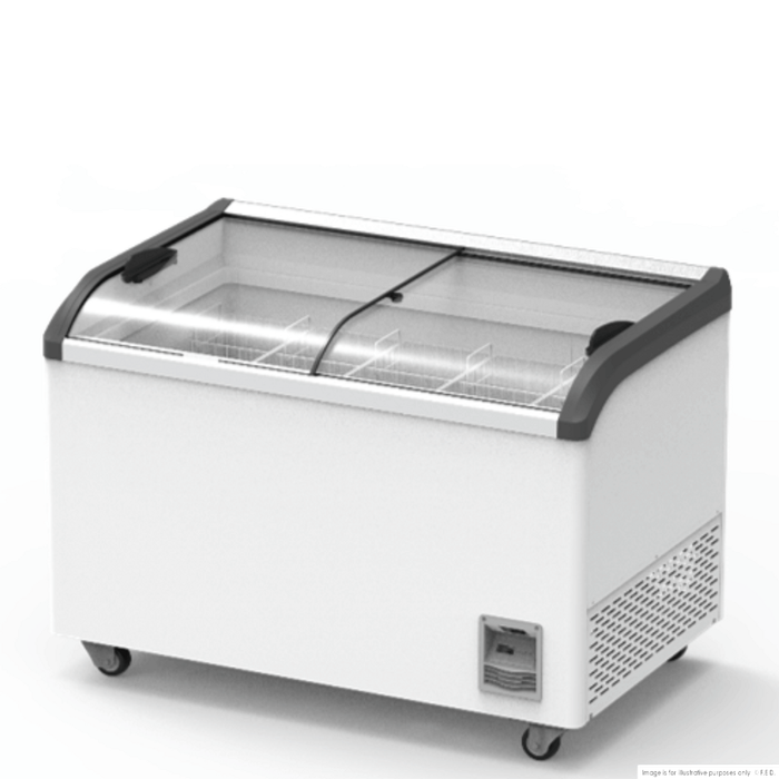 Thermaster Heavy Duty Supermarket Glass Sliding Lid Freezers 406L SD ...