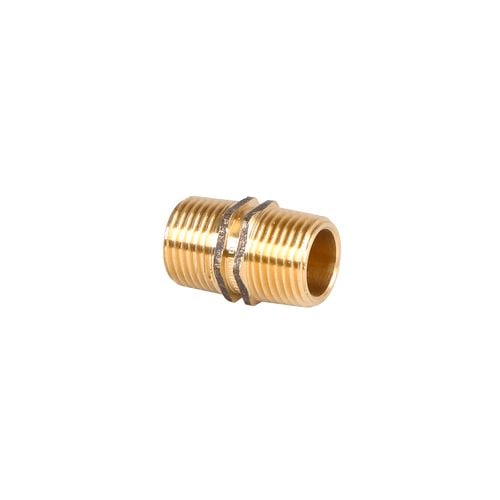 Kinetic 15mm Brass Threaded Hexagon Nipple - Bunnings New Zealand