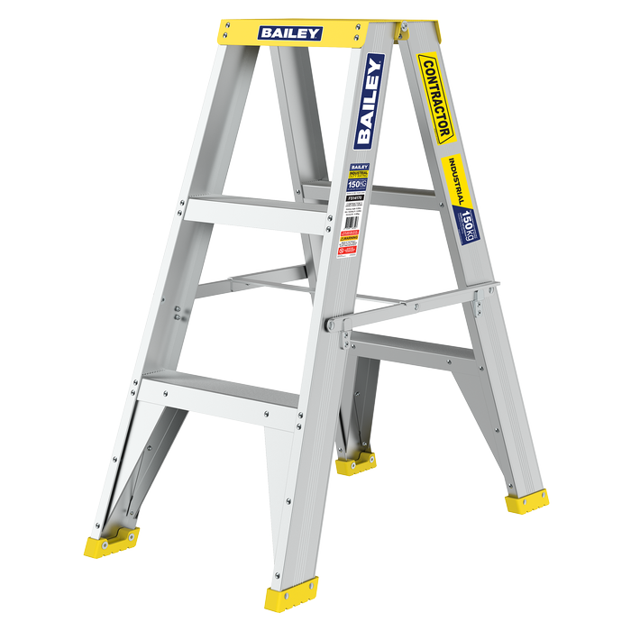 Bailey Ladder Double Sided Contractor 0.9m MK2 150kg - Bunnings Australia