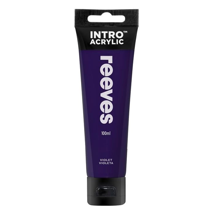 Reeves 100ml Violet Intro Acrylic Paint - Bunnings New Zealand