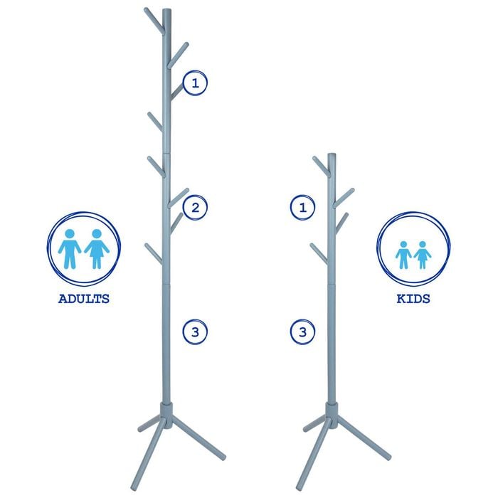 Harbour Housewares Free-Standing Wooden Coat Rack - Bunnings Australia