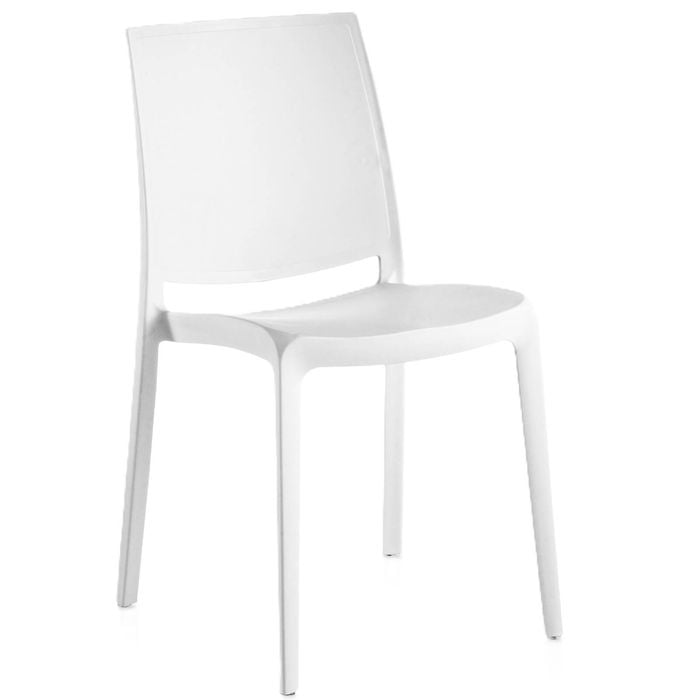 Marquee Matte White London Resin Chair - Bunnings Australia