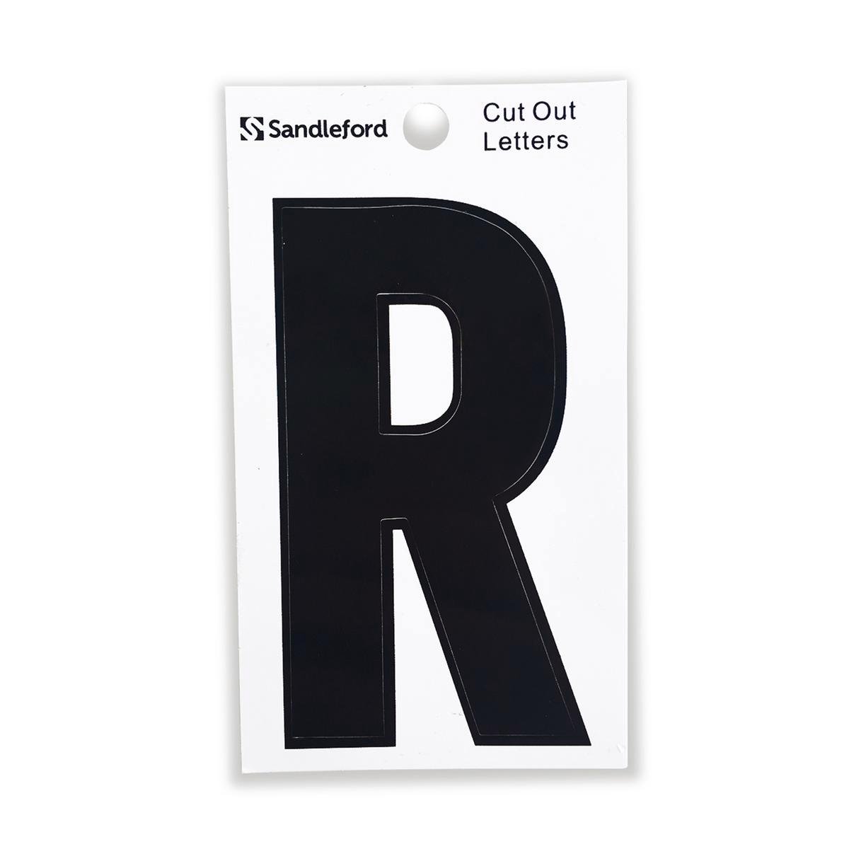 Sandleford 85mm Black Cut Out Self Adhesive House Letter R - Bunnings ...