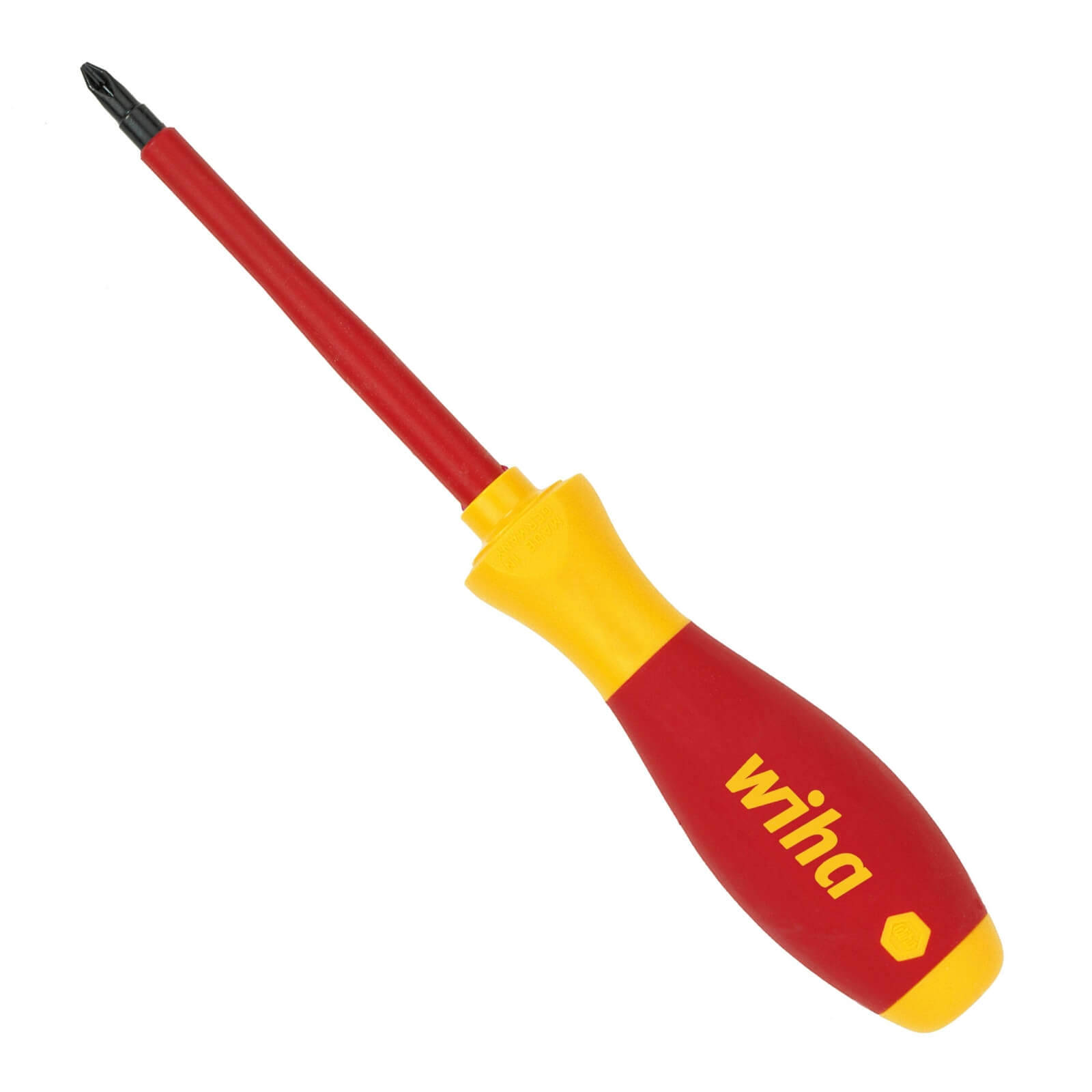 Wiha PH No.1 x 80mm VDE Insulated Softfinish Phillips Screwdriver Bunnings Australia